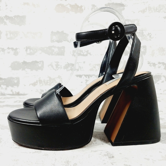 Steven By Steve Madden | Shoes | New Steven New York Paysin Black Faux ...